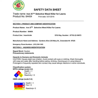 IRON X! Selective Weed Killer | Gurney's Seed & Nursery Co. – Gurneys